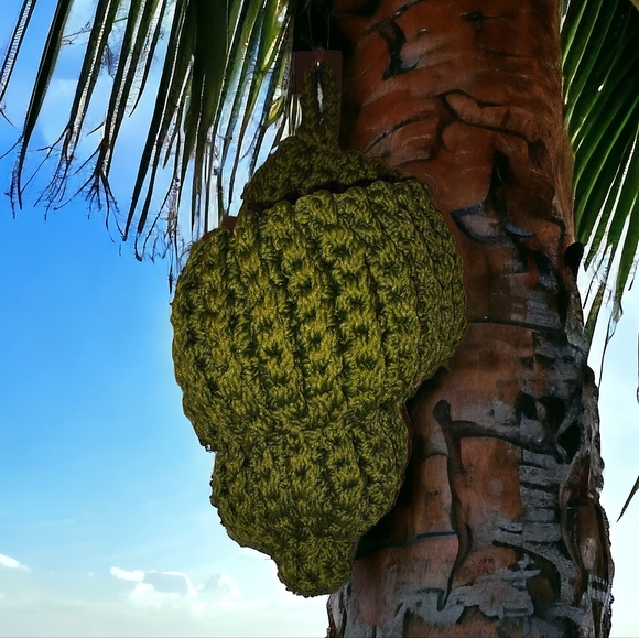 Hand Crafted | Accents | Handmade Crochet Spiral Seashell Hanging ...